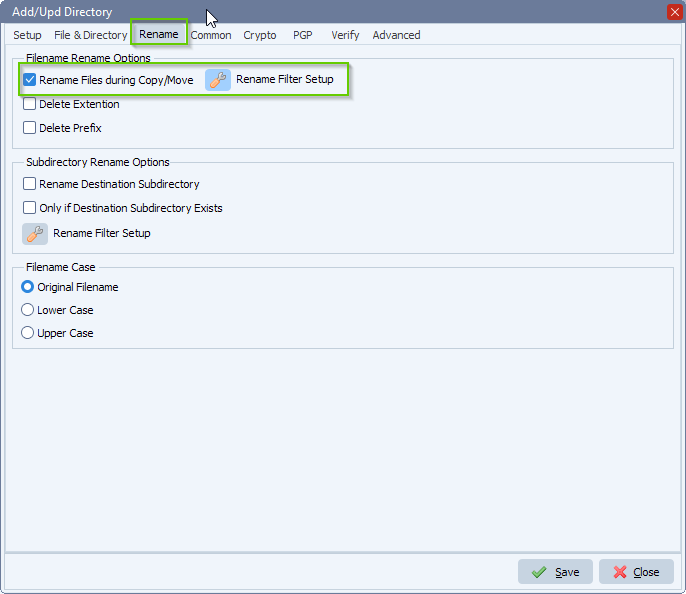 Lower Case File Rename Using Regular Expression