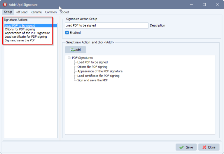 Sign PDF with Timestamp from Timestamp Server Authority