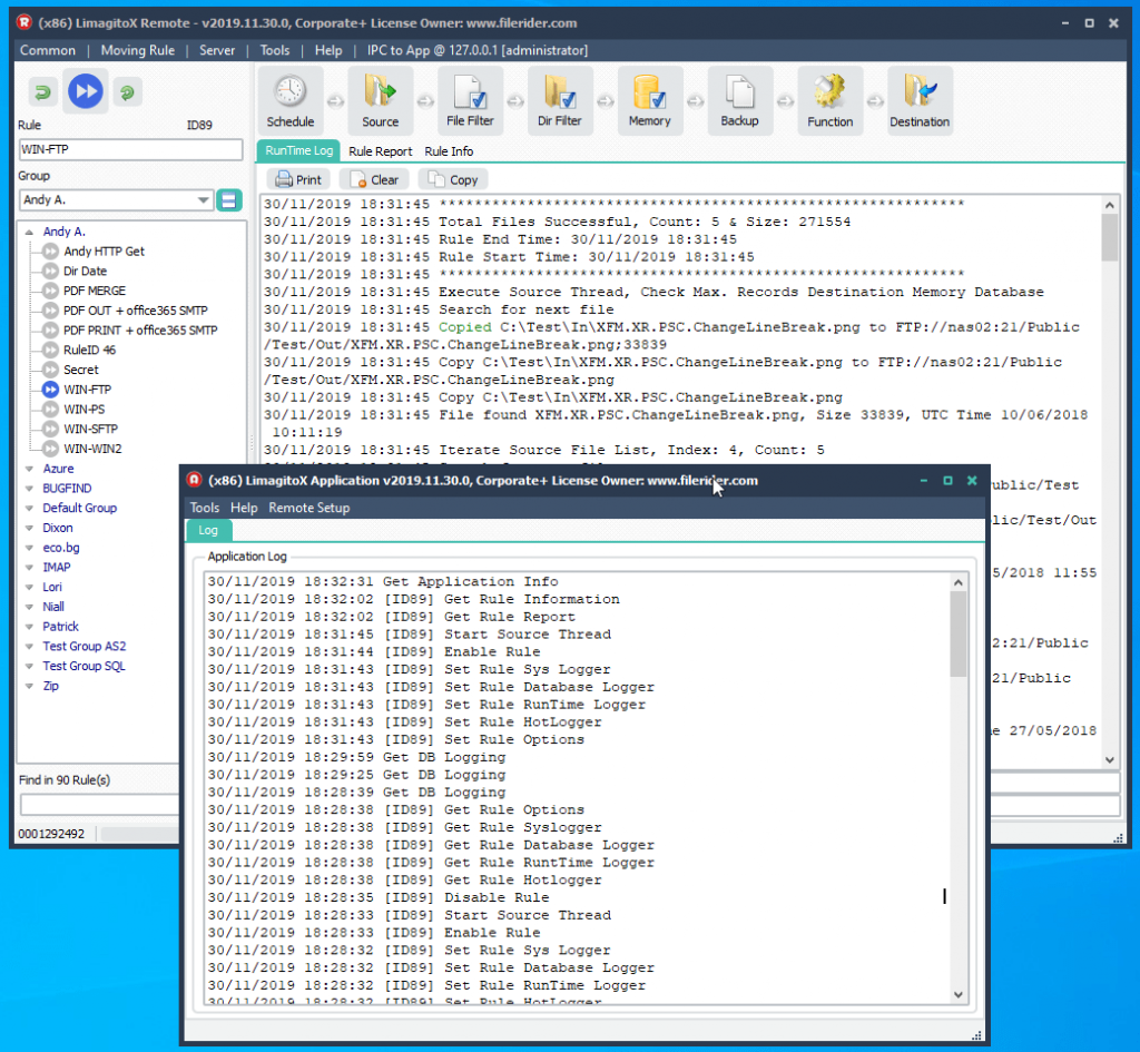 Development System Update Rio File Transfer Tool From Limagito 