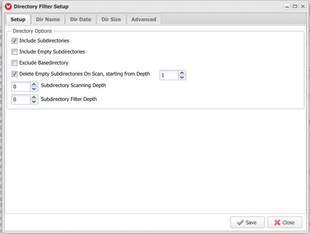 Exclude some subfolders and the subfolders of the excluded subfolder