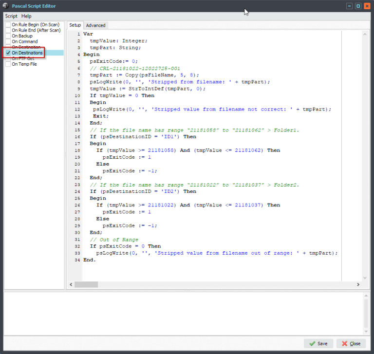 Destination Folder Routing with Limagito File Mover