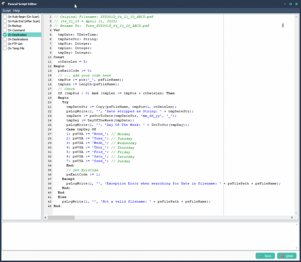 Q&A 2: Is it possible to rename a file that has a date in the filename ...
