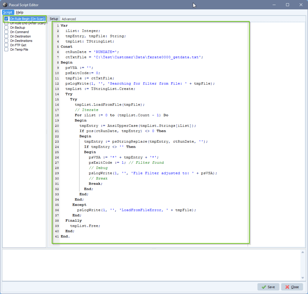 How to filter file from read content in file header data