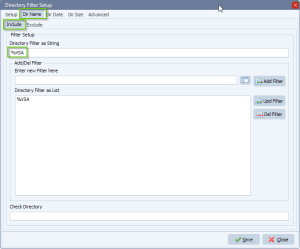 How to setup a rule that reads a list of folders from a file