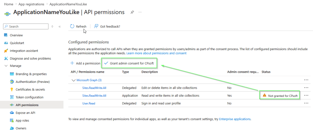 How to use Microsoft Graph API with SharePoint as source and destination