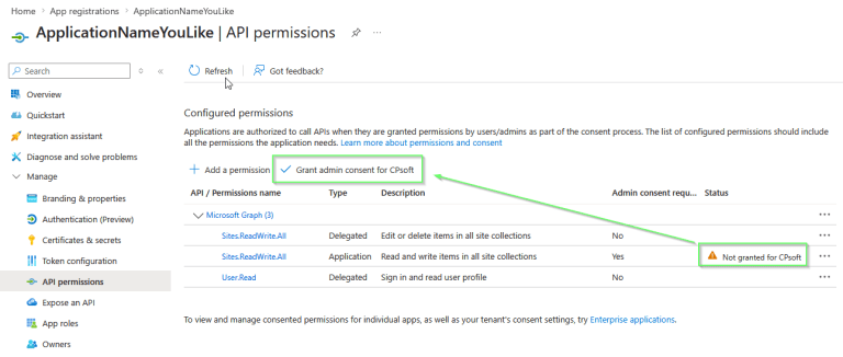 How to use Microsoft Graph API with SharePoint as source and destination